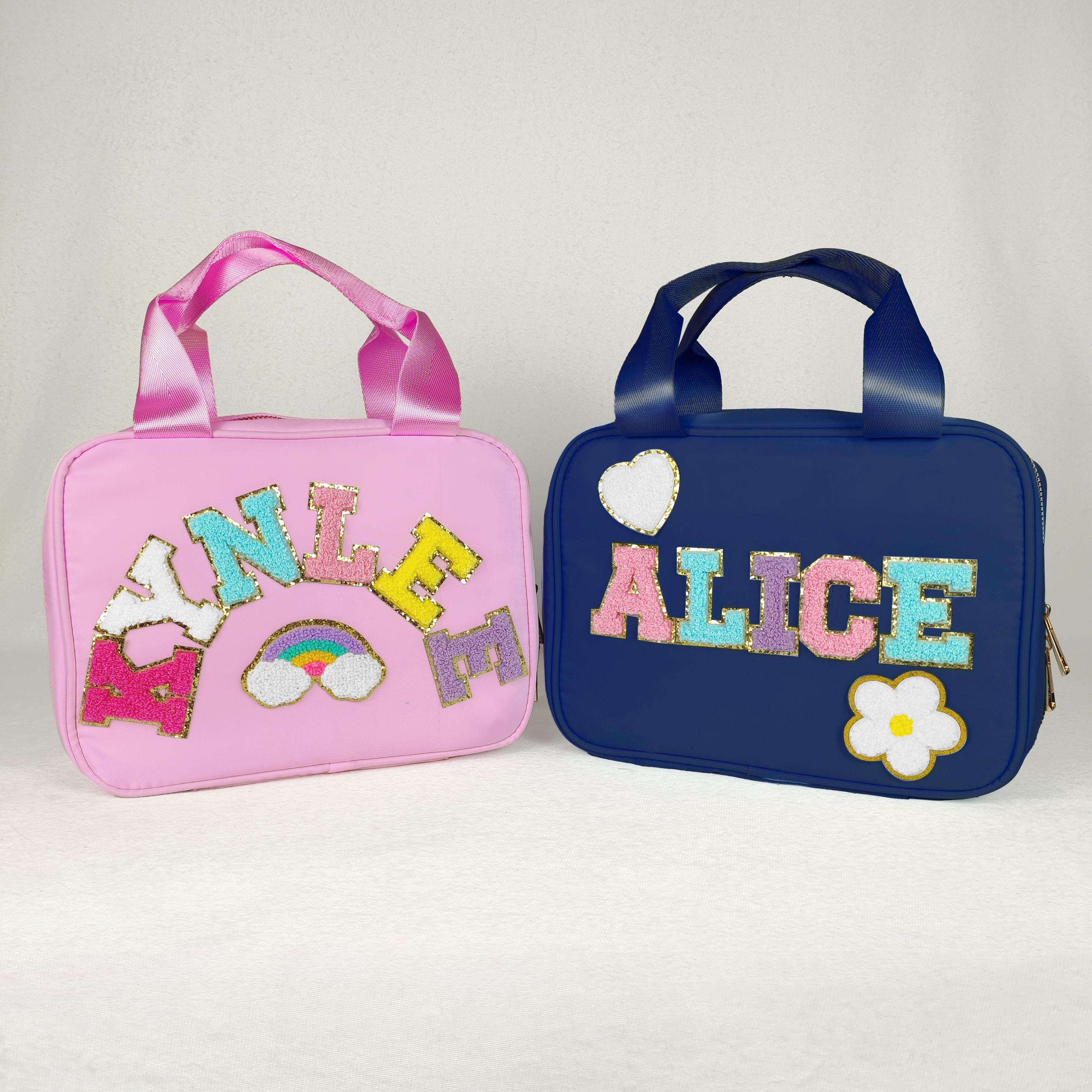 Personalized Lunch Box Bag Custom Lunchbox With Patches for School Kids ...
