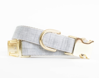 Grey Dog Collar | Etsy