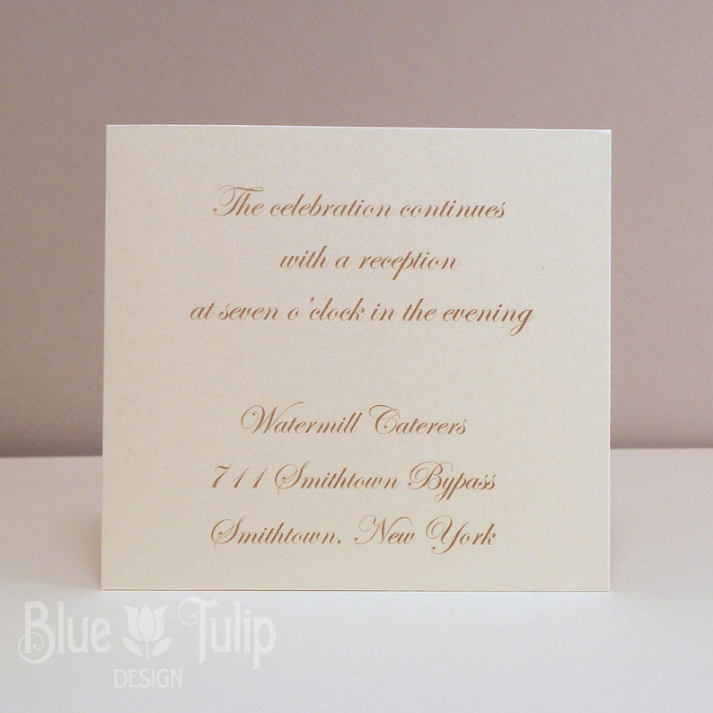 Elegant Damask Invitation with Vintage Gold Raised Ink | Etsy