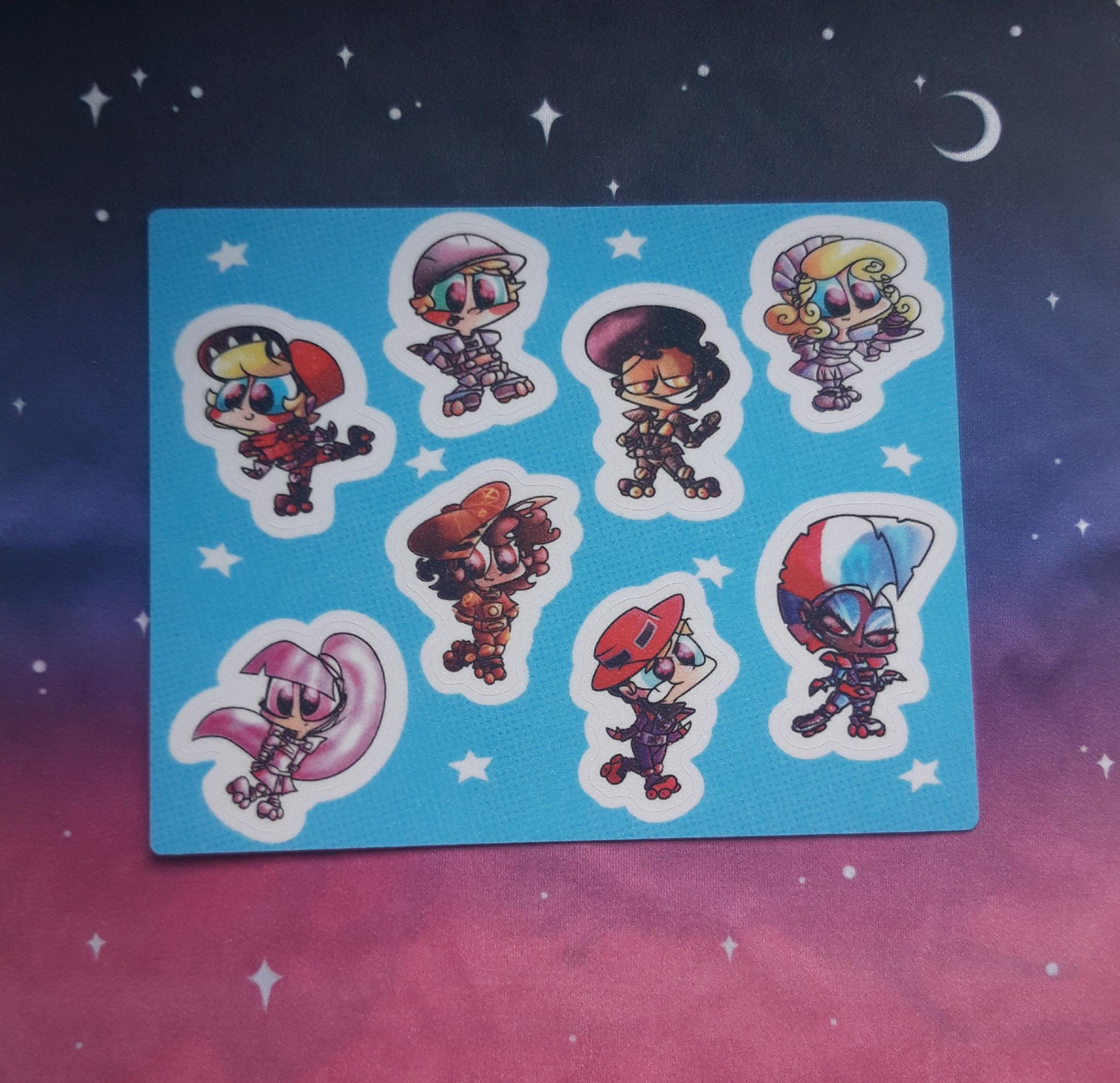 Starlight Express Glitter Sticker Sheet - Etsy