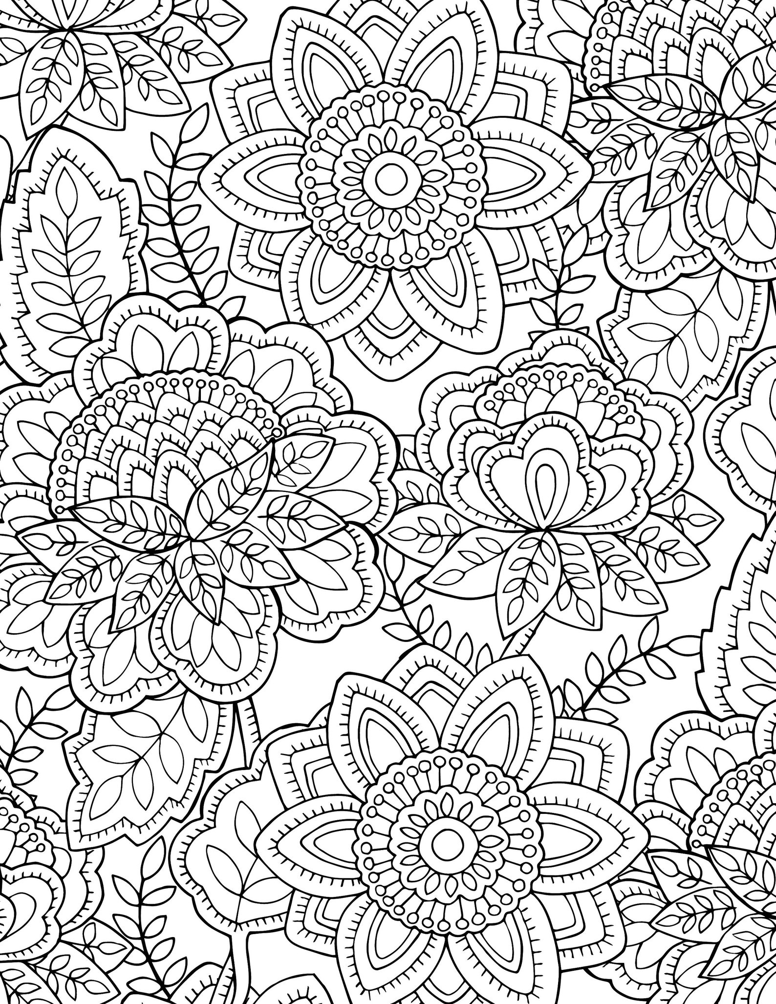 BLOOM: a Coloring Journey, Coloring Book, Pattern, Print - Etsy