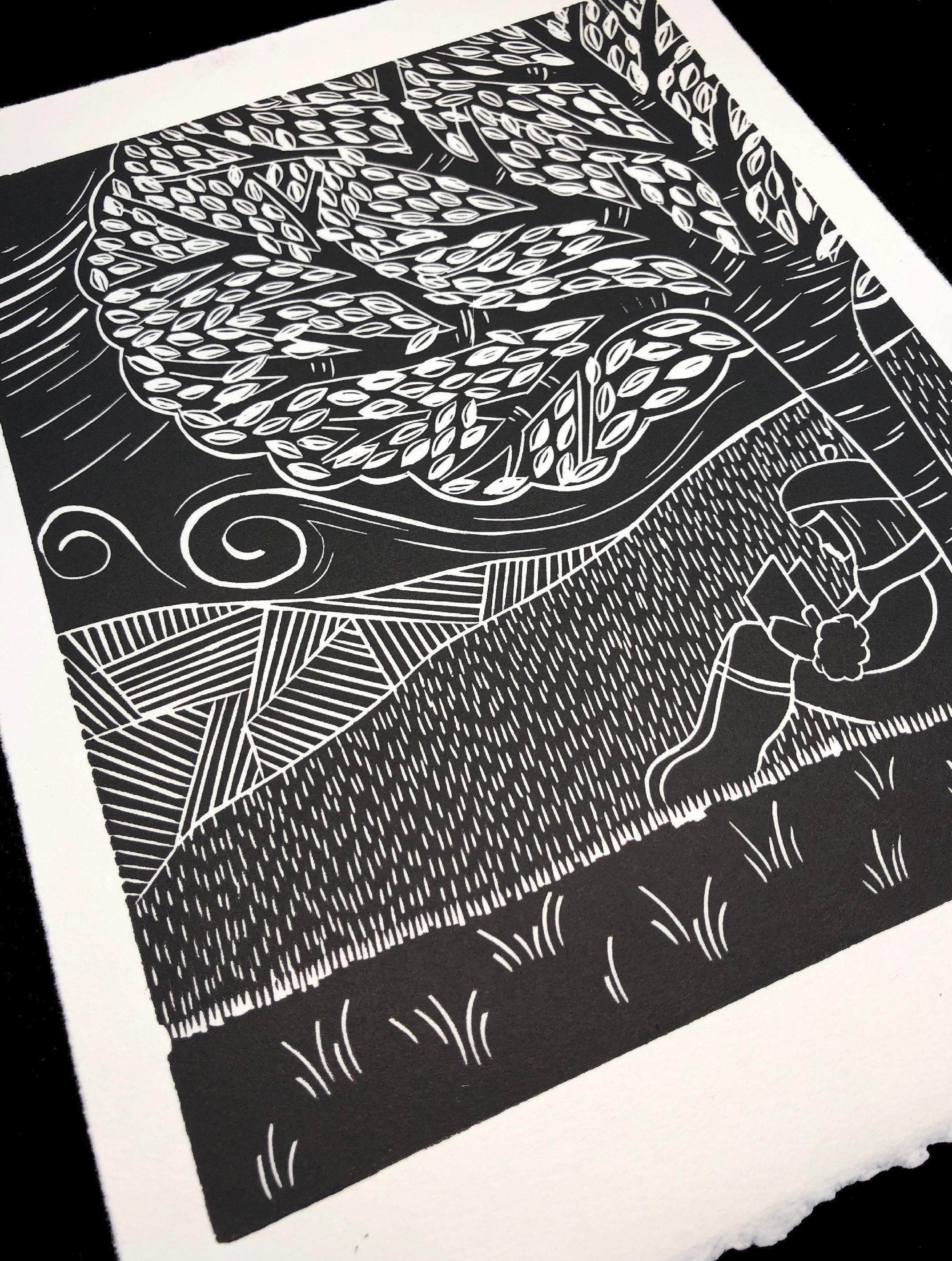 Linoleum Art Projects