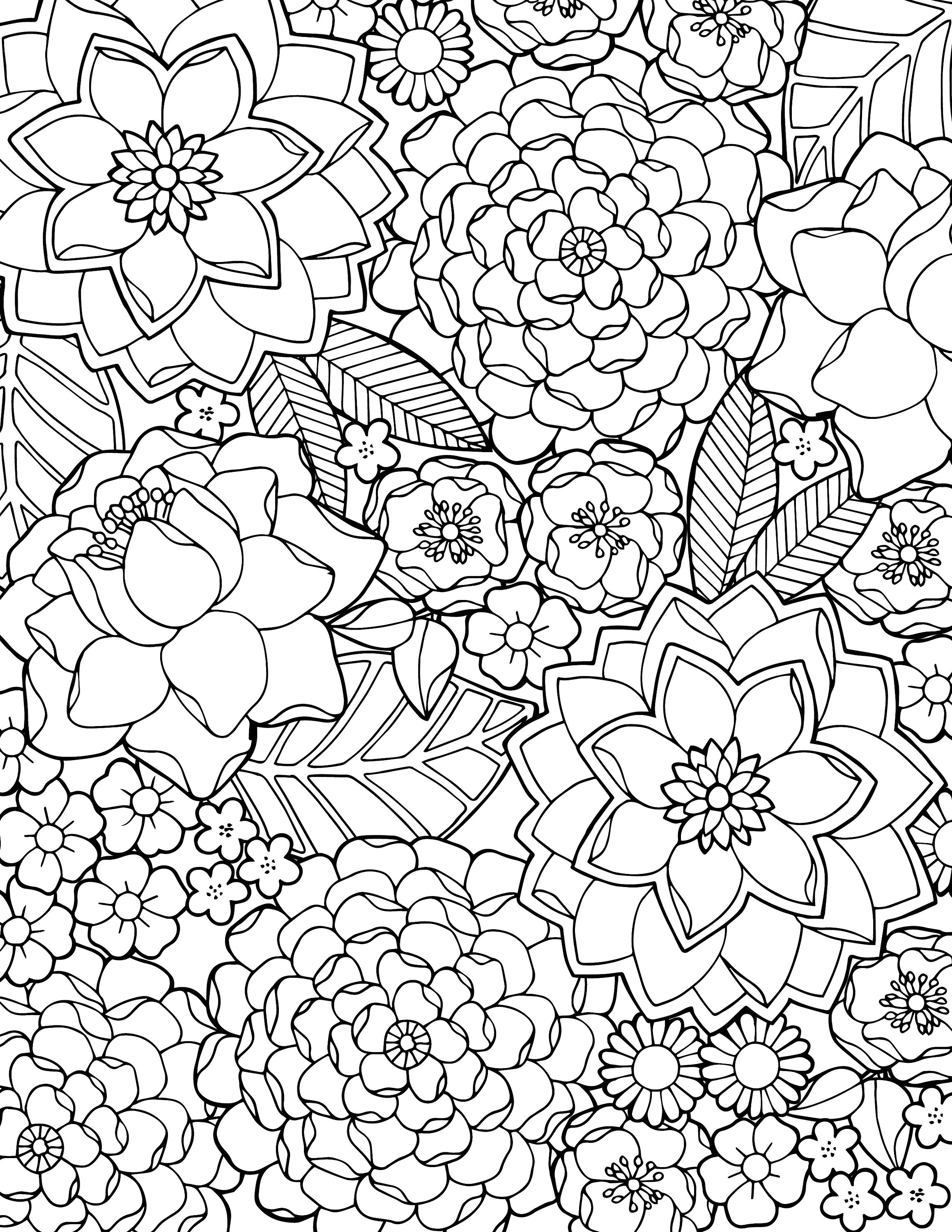 BLOOM: a Coloring Journey, Coloring Book, Pattern, Print - Etsy
