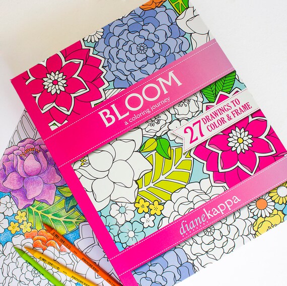 BLOOM: a Coloring Journey Coloring Book Pattern Print | Etsy