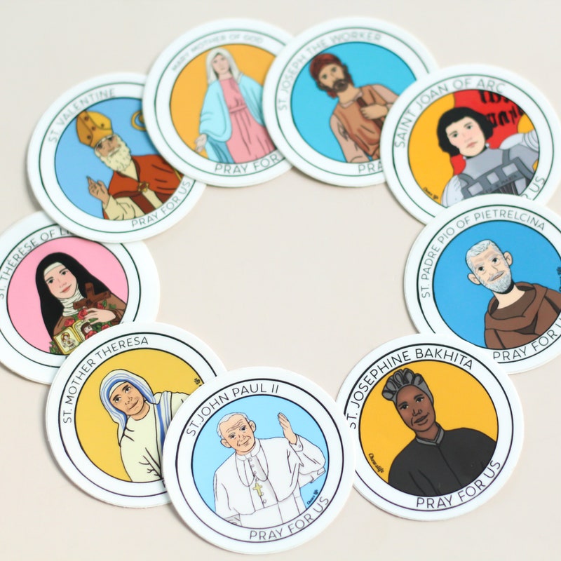 Catholic Stickers - Etsy