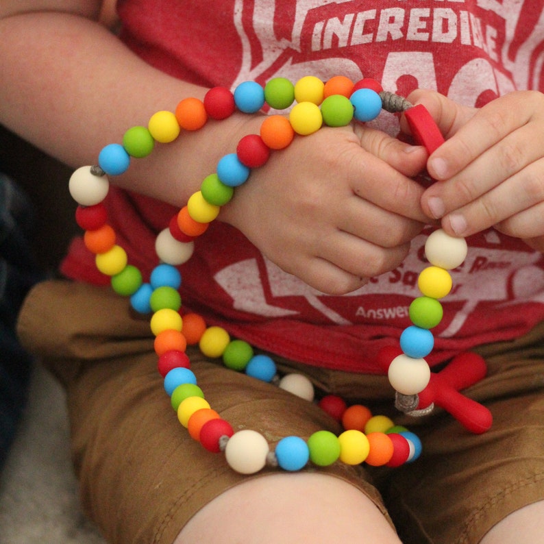 Classic Rainbow Chews Life Soft Rosary - Etsy