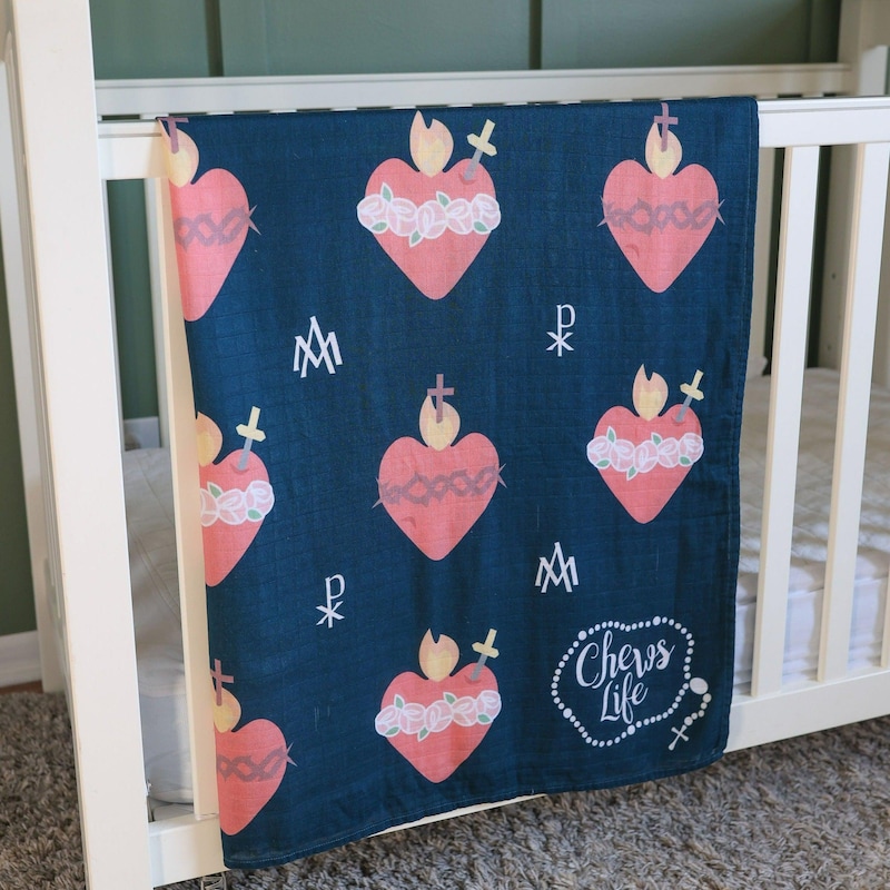 Heart Muslin Blankets - Etsy