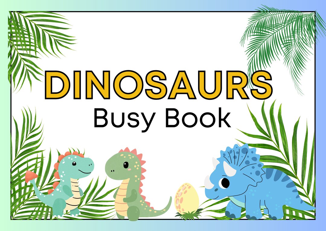 Printable Dinosaurs Velcro Activity Numbers, Puzzles, and Colours Match ...