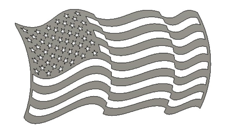 Wavy Flag Fusion 360 Files - Etsy