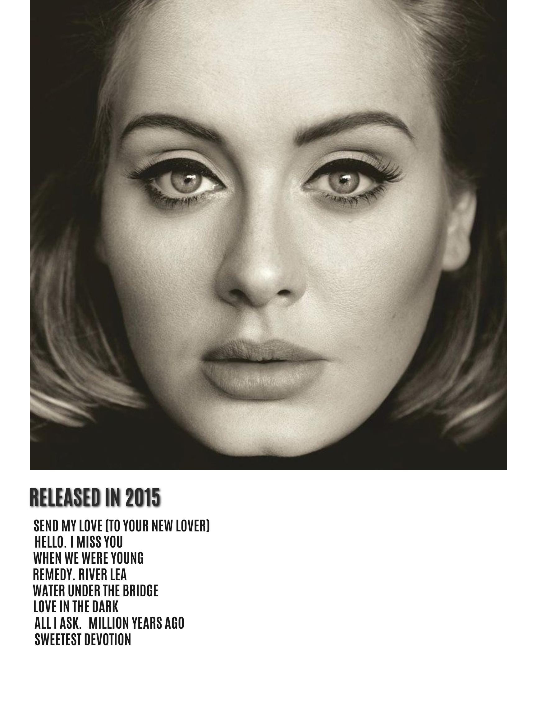 Adele's Iconic Albums Digital Poster - Etsy