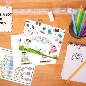 Busy Book Activity for Muslim Kids, Islamic Activity,learn About Islam ...