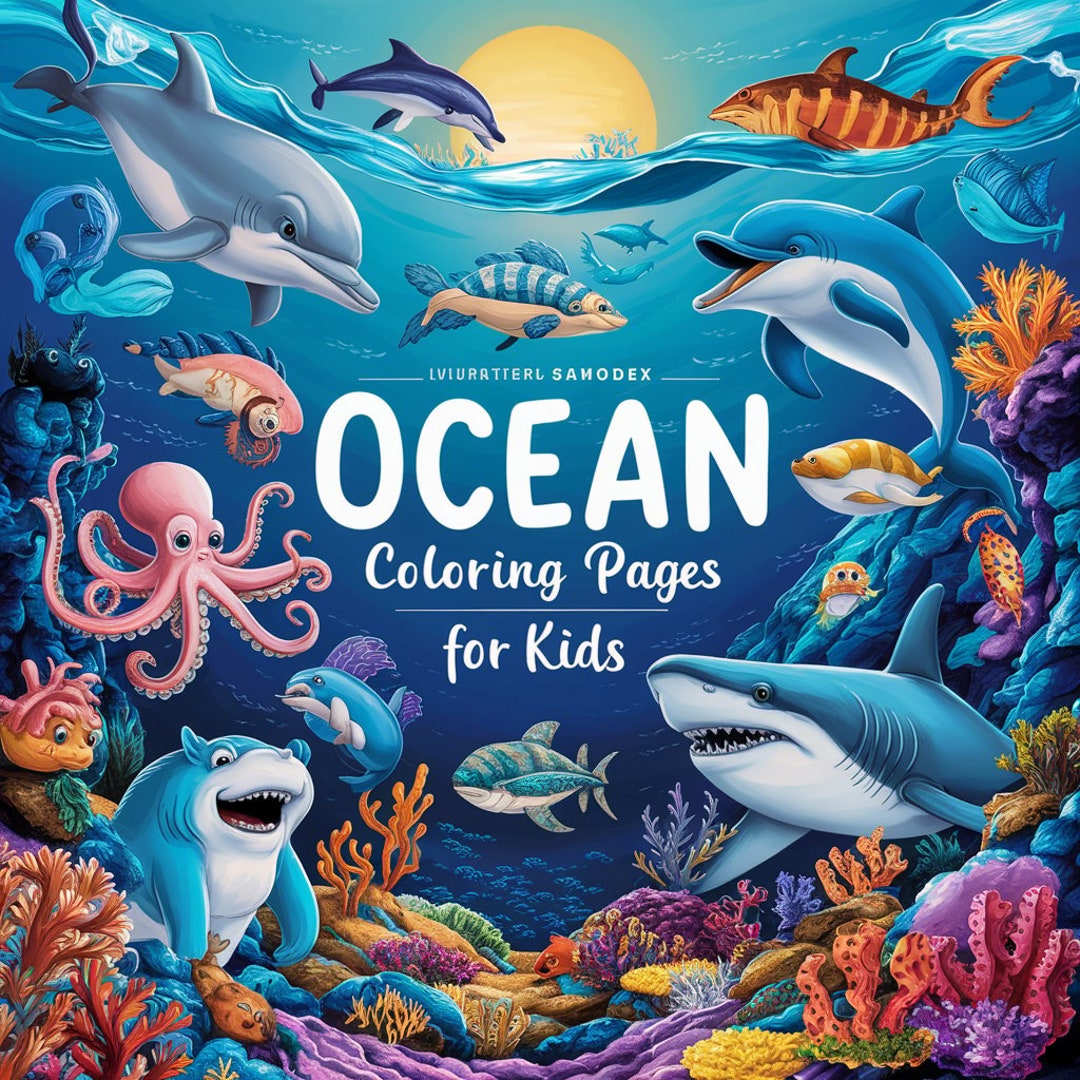 Ocean Coloring Pages, Sea Animal Coloring, Sea Creature Printables, Sea ...