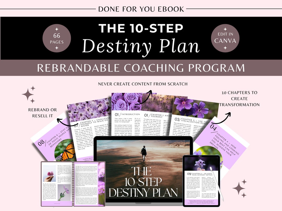 Done for You Remodel Your Destiny Brandable Coaching Program,workbook ...
