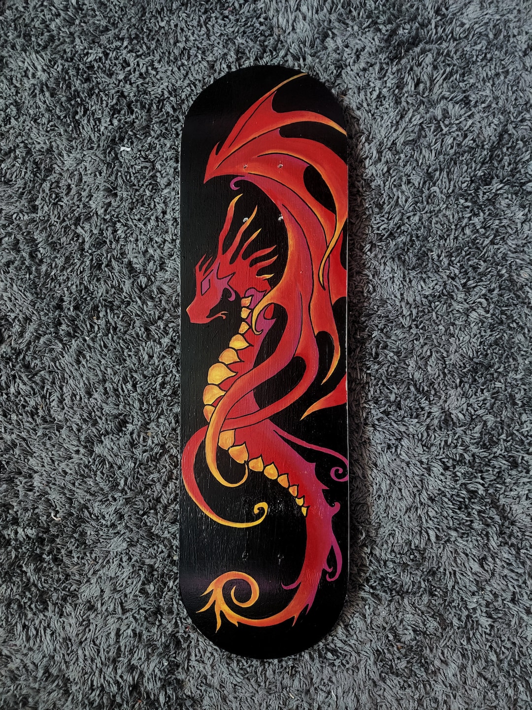 Dragon Skateboard Deck - Etsy