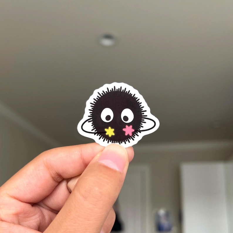 No-face (kaonashi) & Soot Sprite (susuwatari) Inspired Stickers | Cute ...