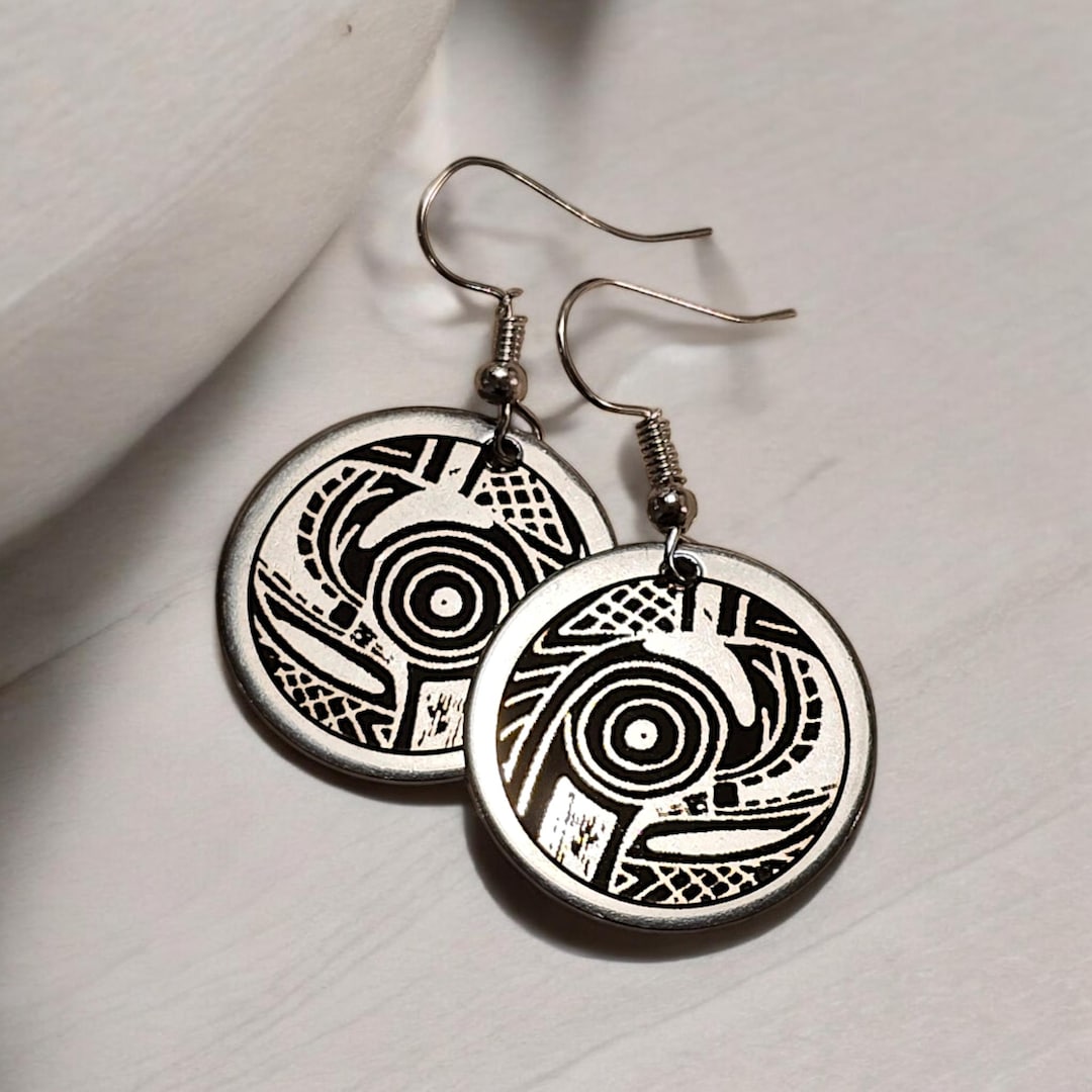 Snake Dance Earrings, Native American - Southeastern Tribes, Mvskoke ...