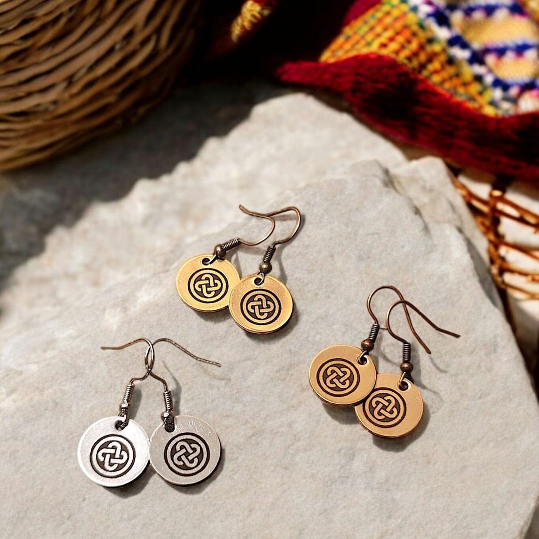 Small Knot Earrings Mvskoke / Muscogee Creek, Cherokee, Seminole and ...