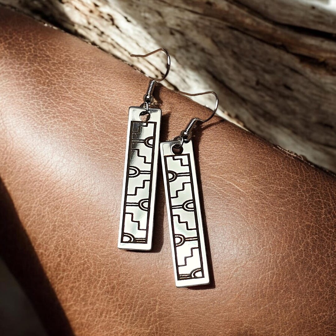 Mound Builder Earrings - Muscogee Creek Nation, Cherokee, Choctaw ...