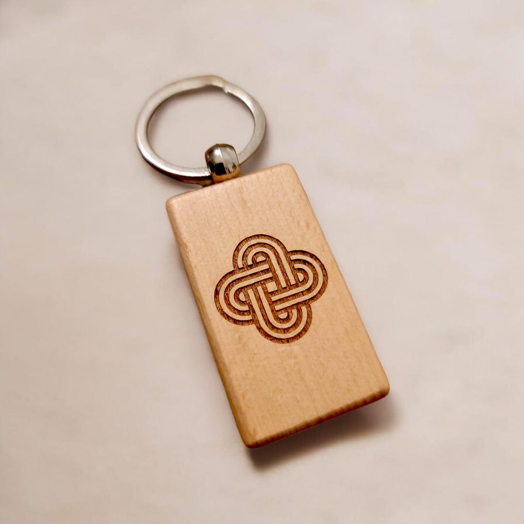 Mvskoke Knot Keychain Fob (wood) - Muscogee Creek Nation - Etsy