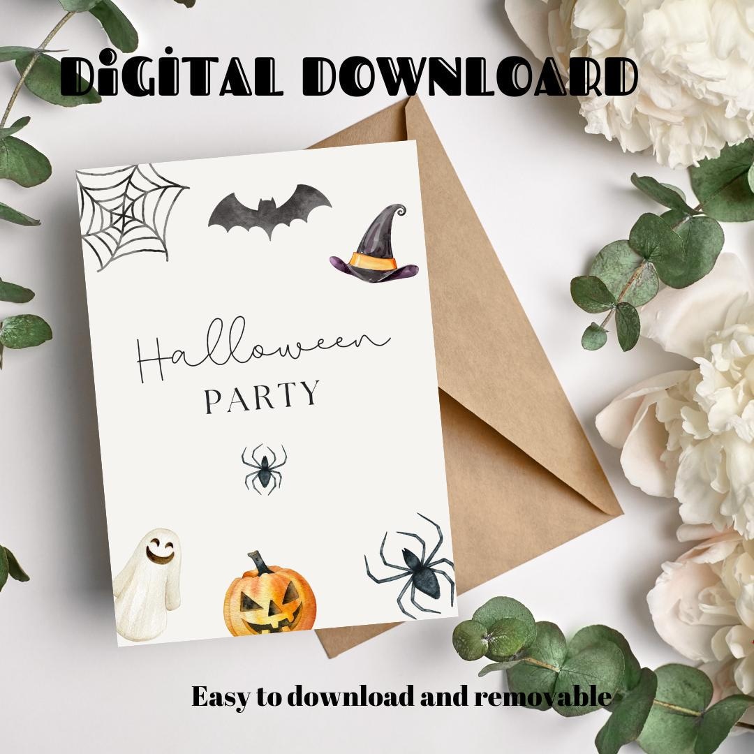 Halloween Printable Card Pumpkin Card Funny Card for Her Him Images PDF ...