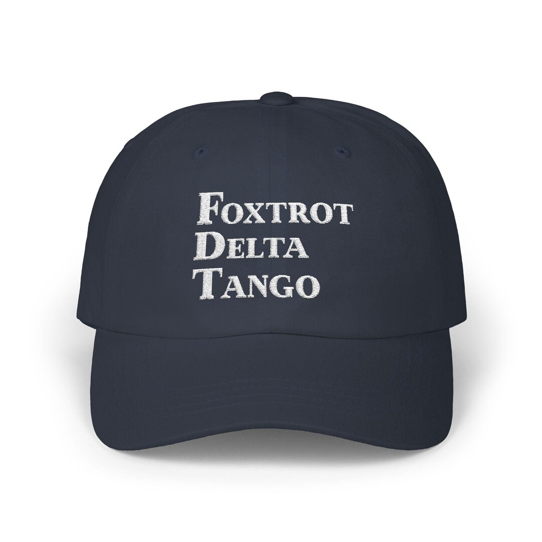 Foxtrot Delta Tango Hat FDT Hat Subtle Anti Trump Hat - Etsy