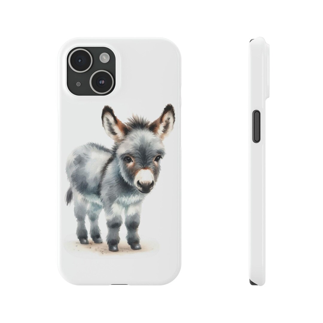 Miniature Donkey Phone Case Cute Mini Donkey Phone Case - Etsy