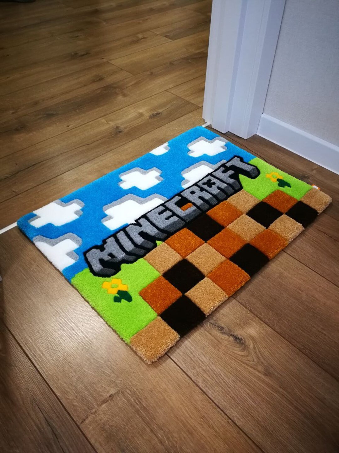 Minecraft, Tufting Rug, Handmade, Rug - Etsy