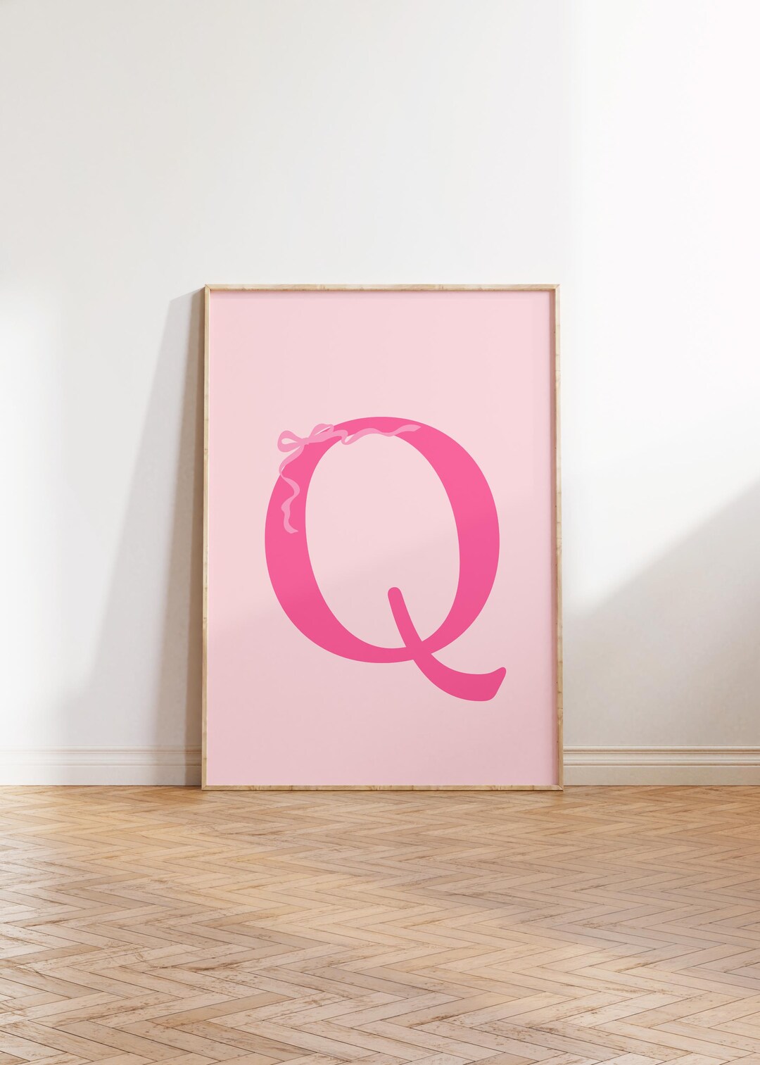 Letter Q Poster, Q Initial, Big Letters for Wall, Alphabet Letter Art ...