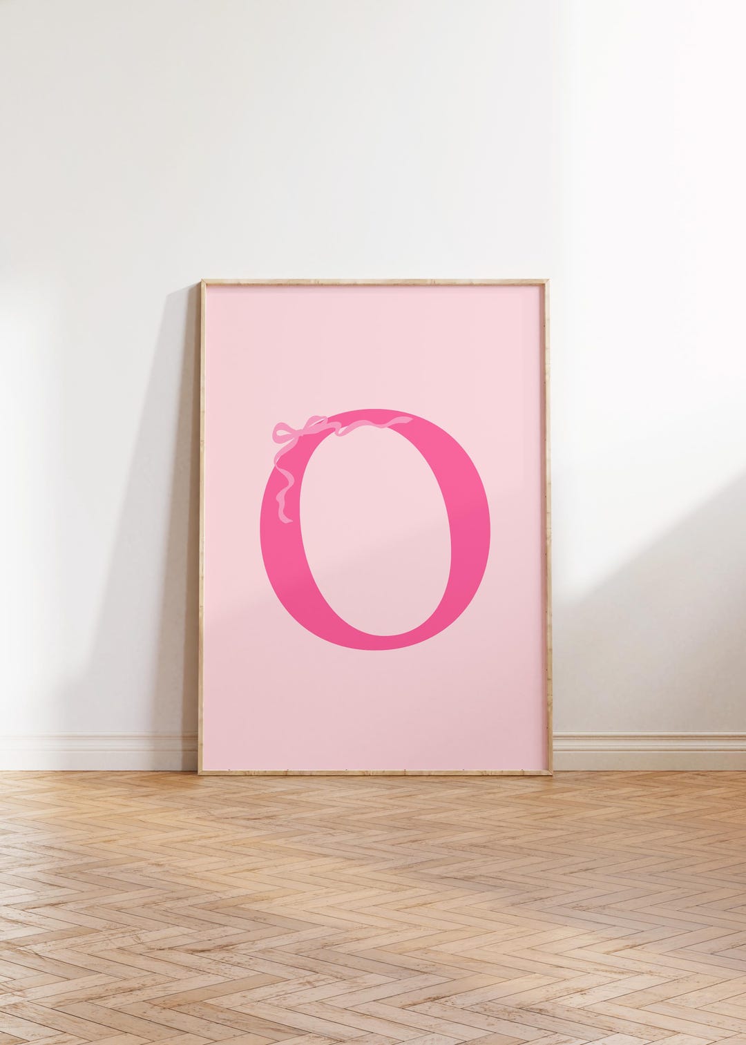 Letter O Poster, O Initial, Big Letters for Wall, Alphabet Letter Art ...