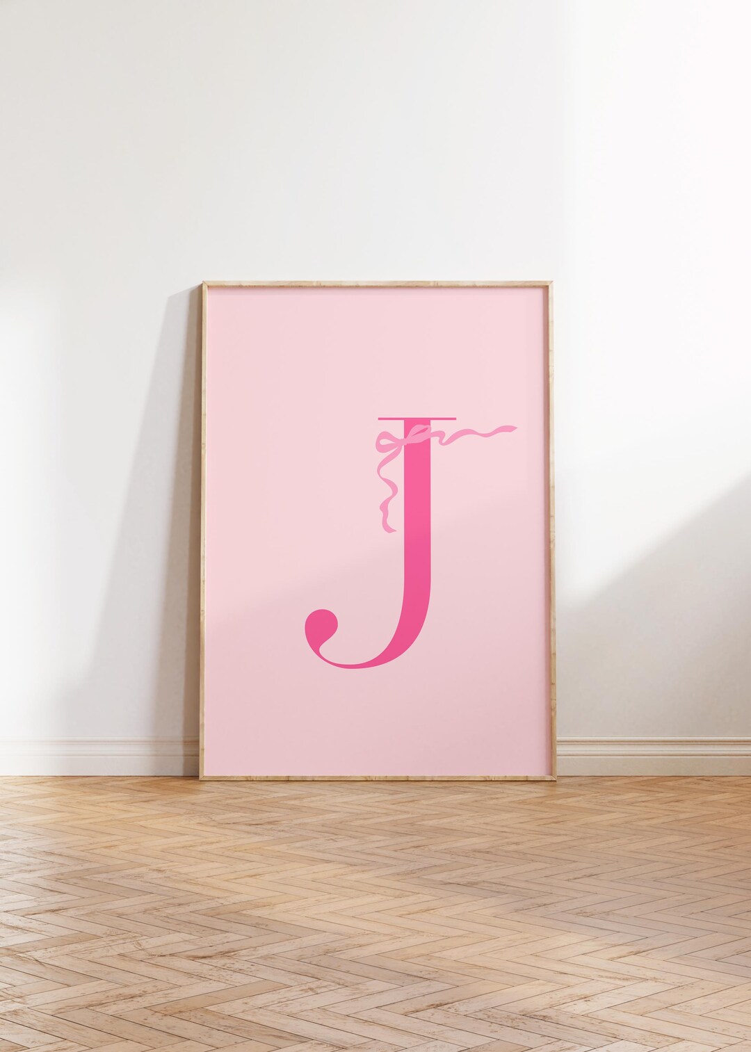 Letter J Poster, J Initial, Big Letters for Wall, Alphabet Letter Art ...