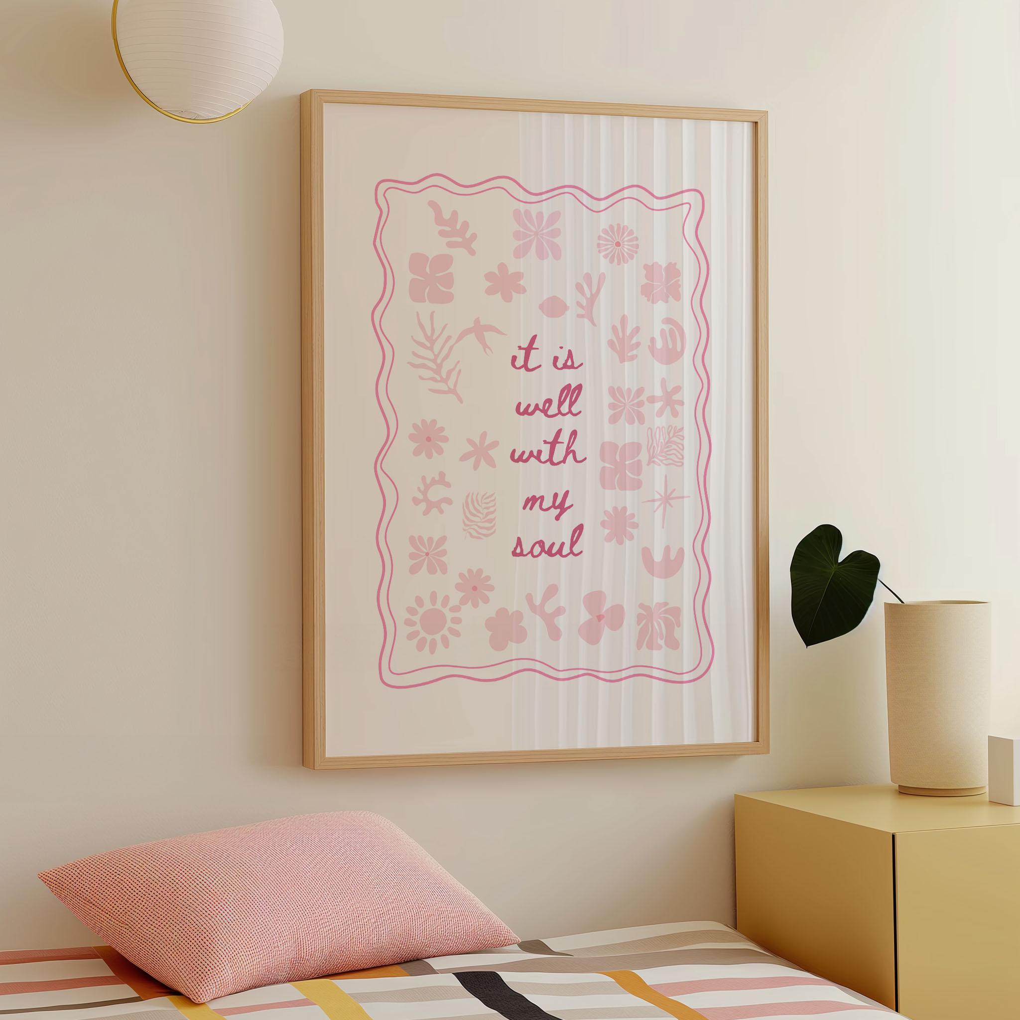 Christian Coquette Art Bundle in Pink Bible Verse Printable Posters ...