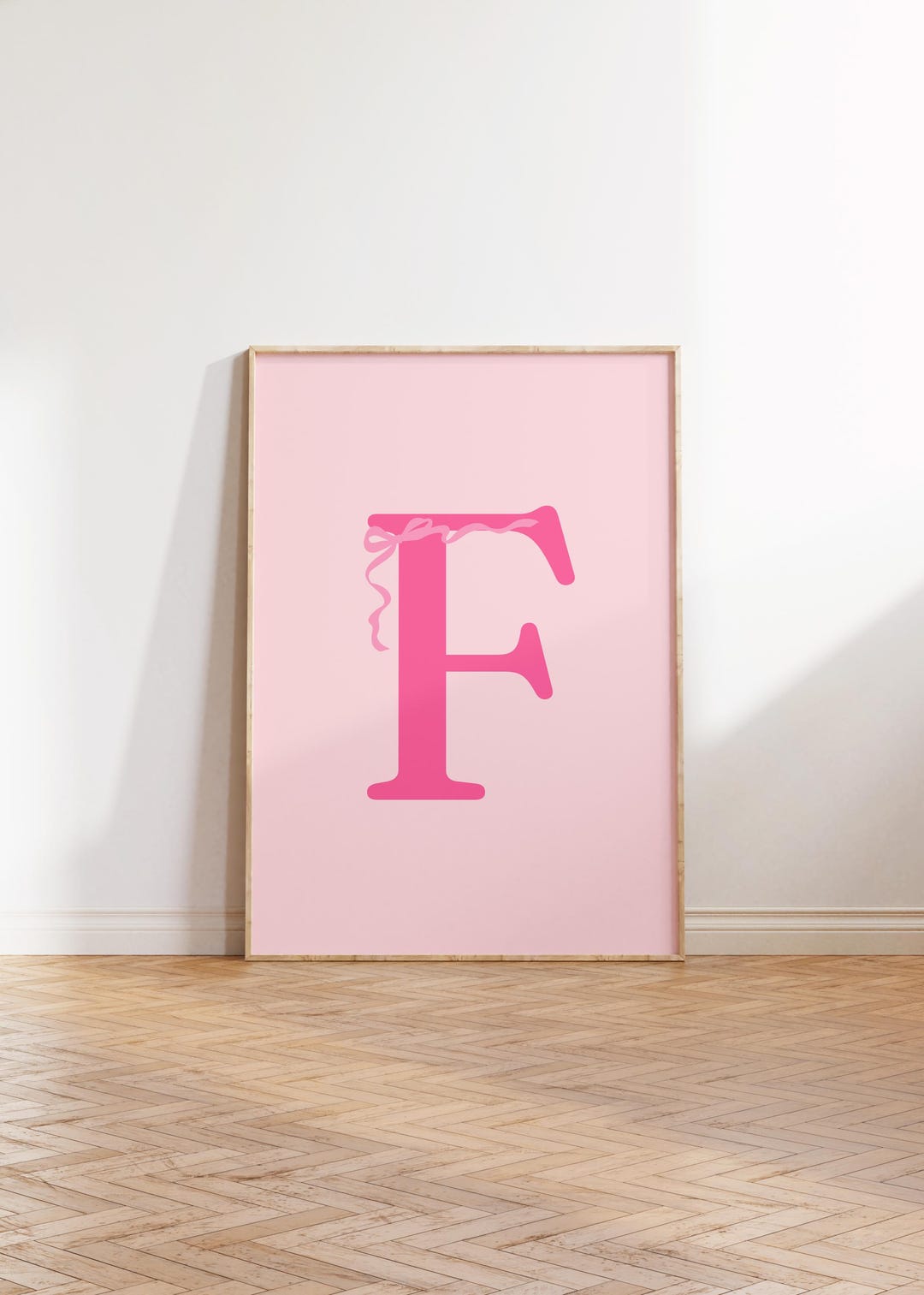 Letter F Poster, F Initial, Big Letters for Wall, Alphabet Letter Art ...