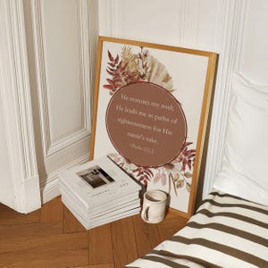 Christian Wall Art Neutral Colors Home Decor Preppy Living Room Decor ...