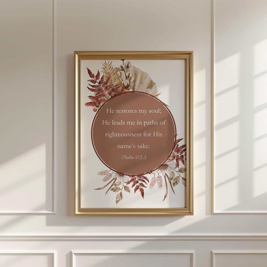 Christian Wall Art Neutral Colors Home Decor Preppy Living Room Decor ...