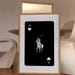 Black Luxury Polo Playing Card Old Money Wall Art Retro Yacht Club ...