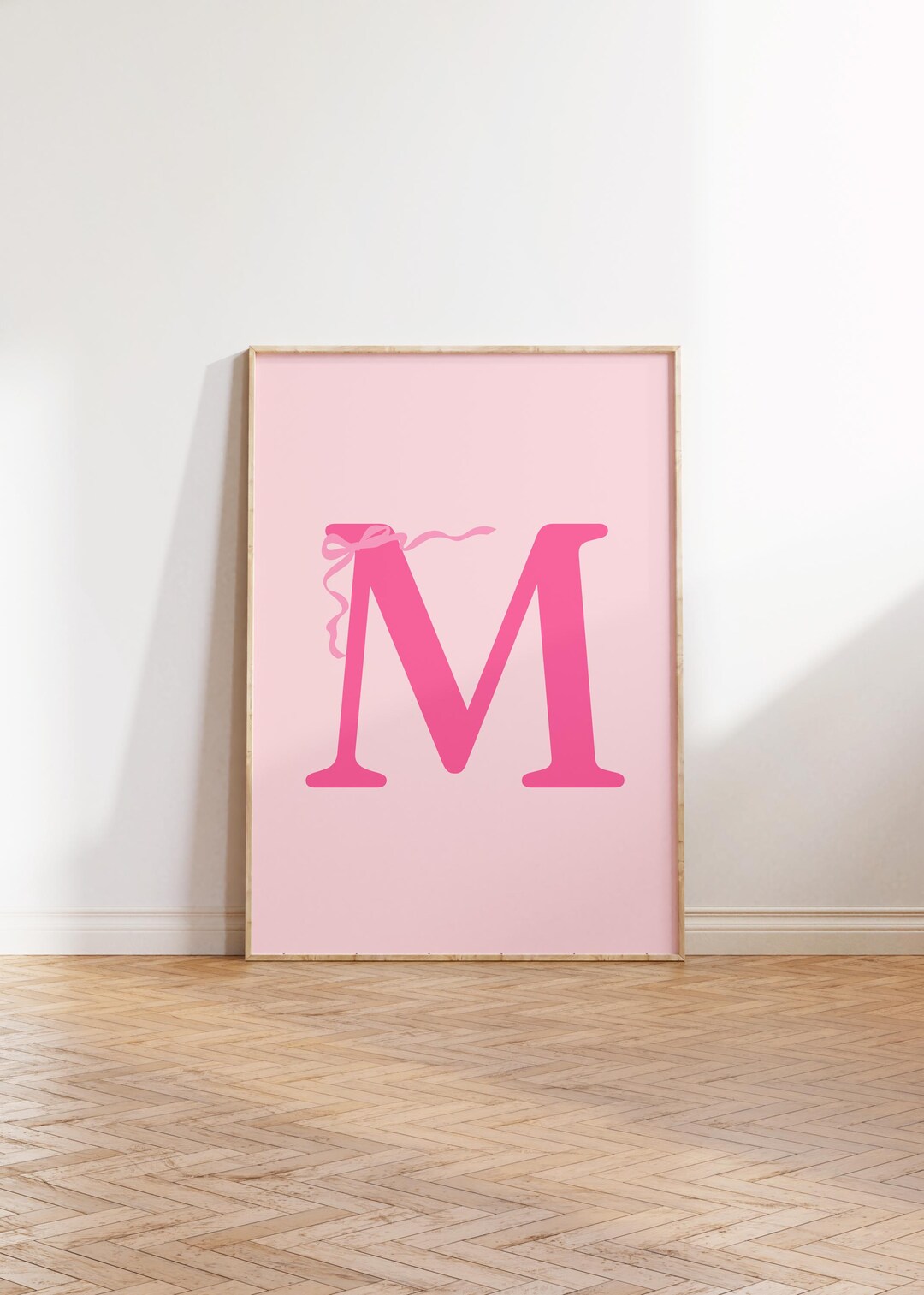 Letter M Poster, M Initial, Big Letters for Wall, Alphabet Letter Art ...