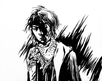 Original Ink Drawing 9x12 - Etsy