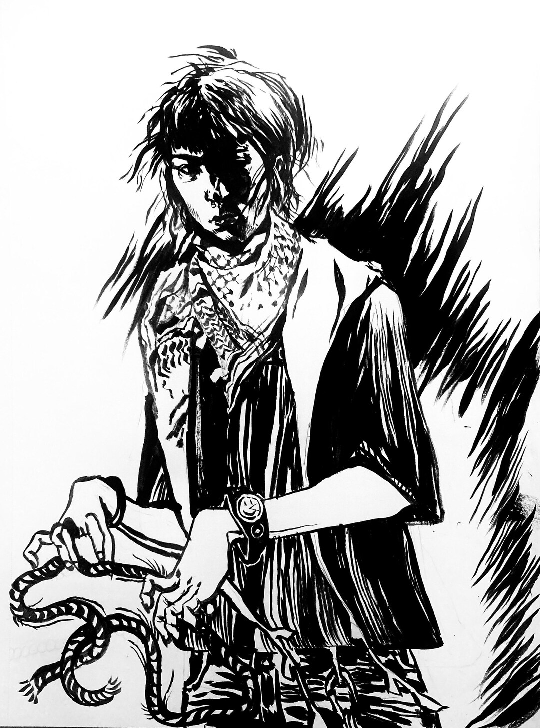 Original Ink Drawing 9x12 - Etsy