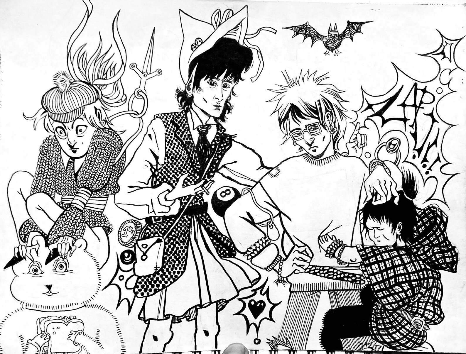 Original Ink Drawing 9x12 - Etsy