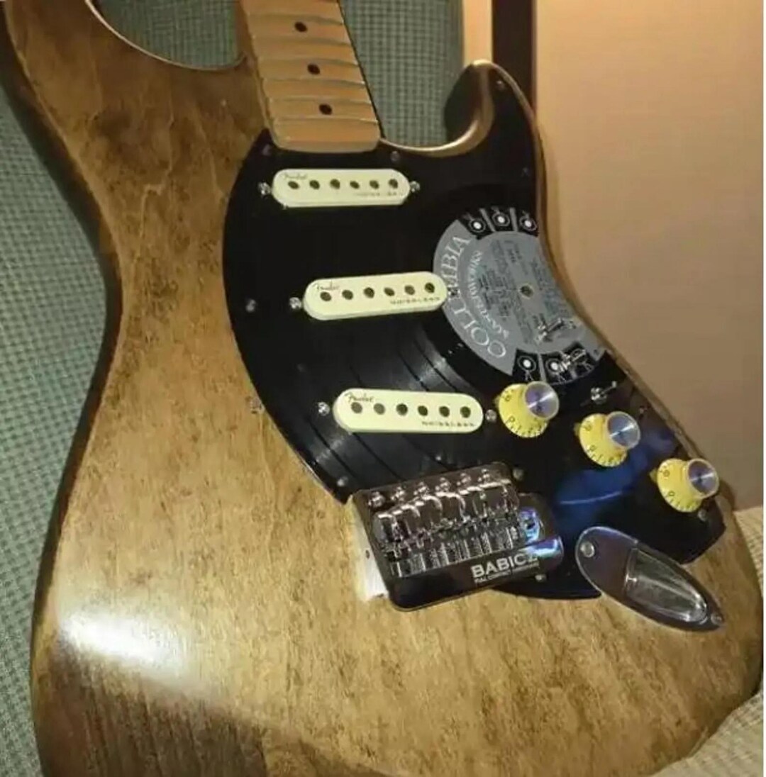 Stratocaster Vinyl Record Pickguard Custom Guitar Protector Vintage ...