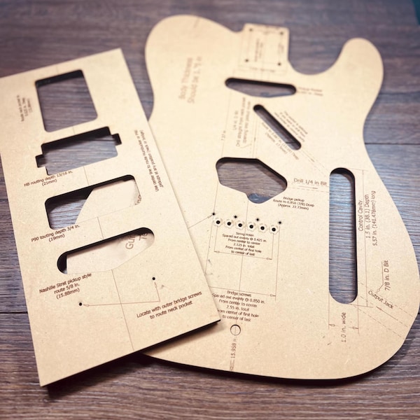 Luthier Router Template - Etsy