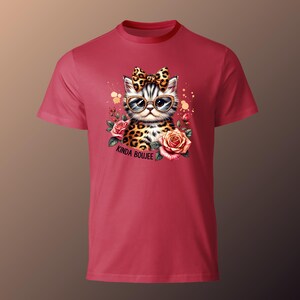 Kinda Boujee Png, Funny Baby Cat PNG, Funny Mom Sublimation Design ...