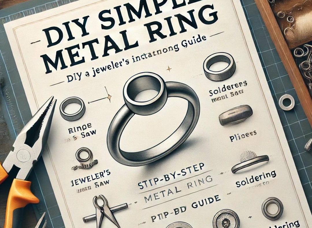 How to Guide on Creating a Simple DIY Metal Ring With Basic Home Tools ...