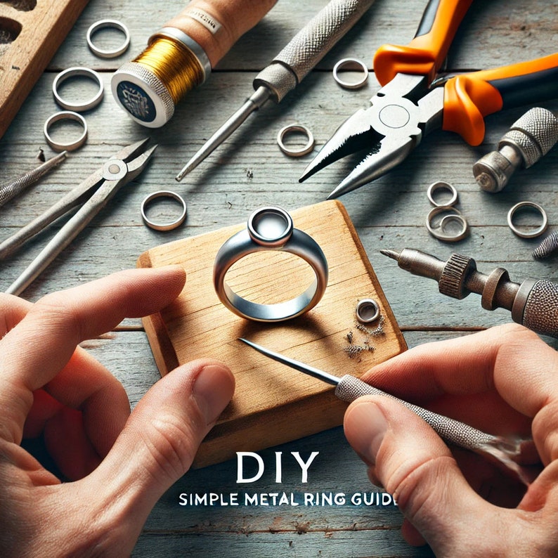 How to Guide on Creating a Simple DIY Metal Ring With Basic Home Tools ...