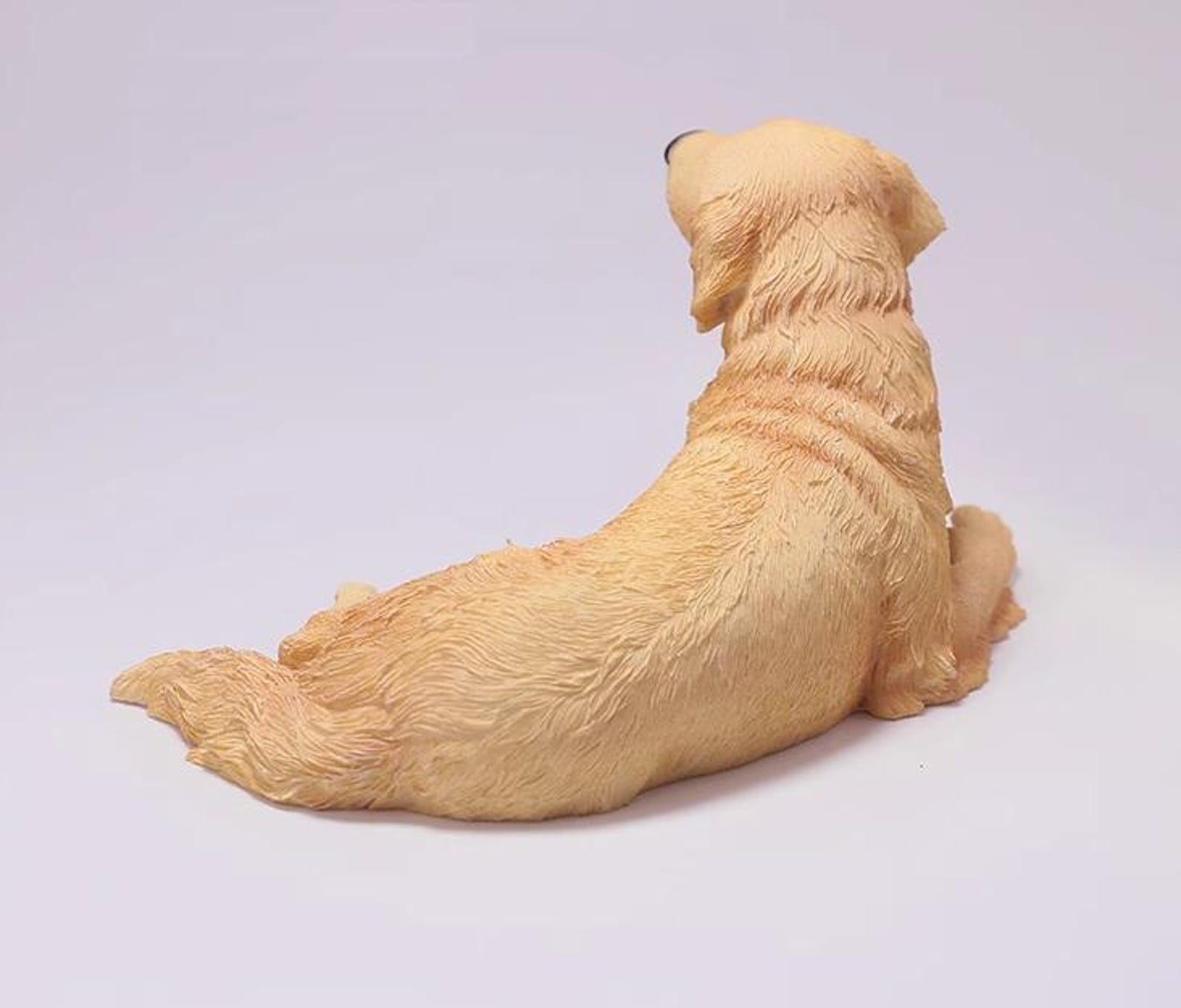 Hand-crafted Resin Golden Retriever Action Figure Imitation Puppy Dog ...