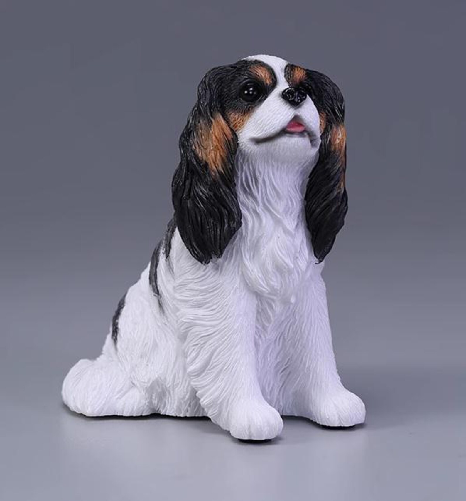 Hand-crafted Cavalier King Charles Spaniel Dog Miniature Action Figure ...