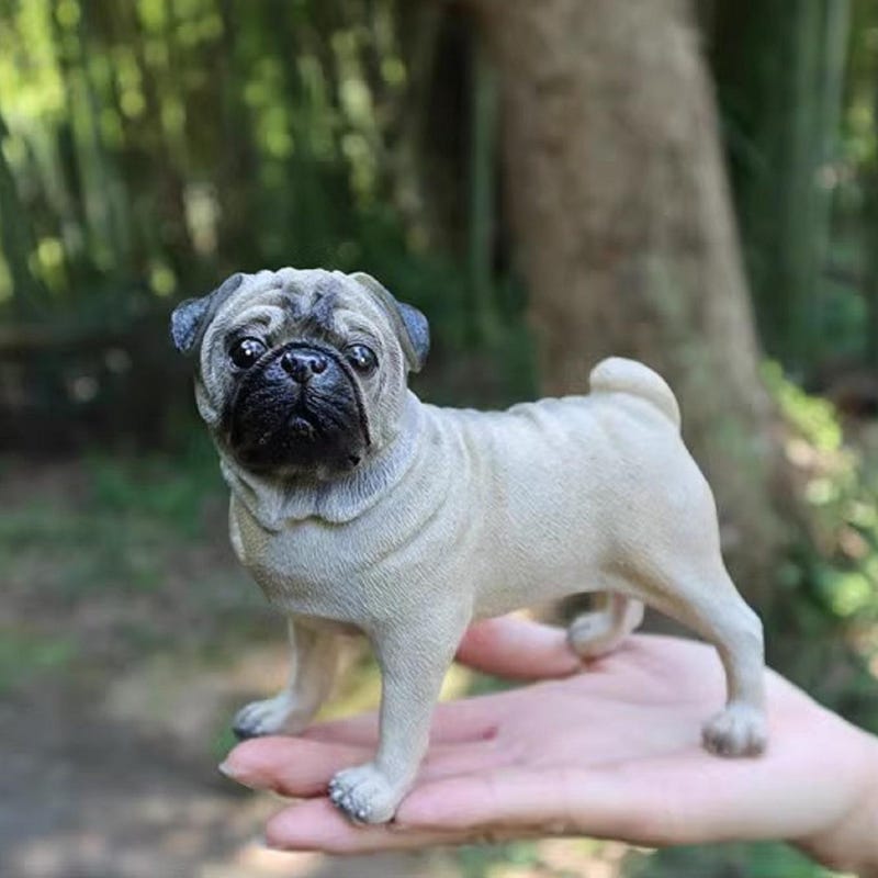 Pug Figure - Etsy