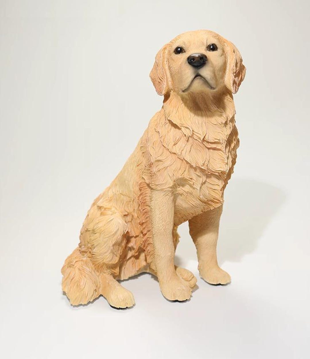 Hand-crafted Resin Golden Retriever Action Figure Imitation Puppy Dog ...