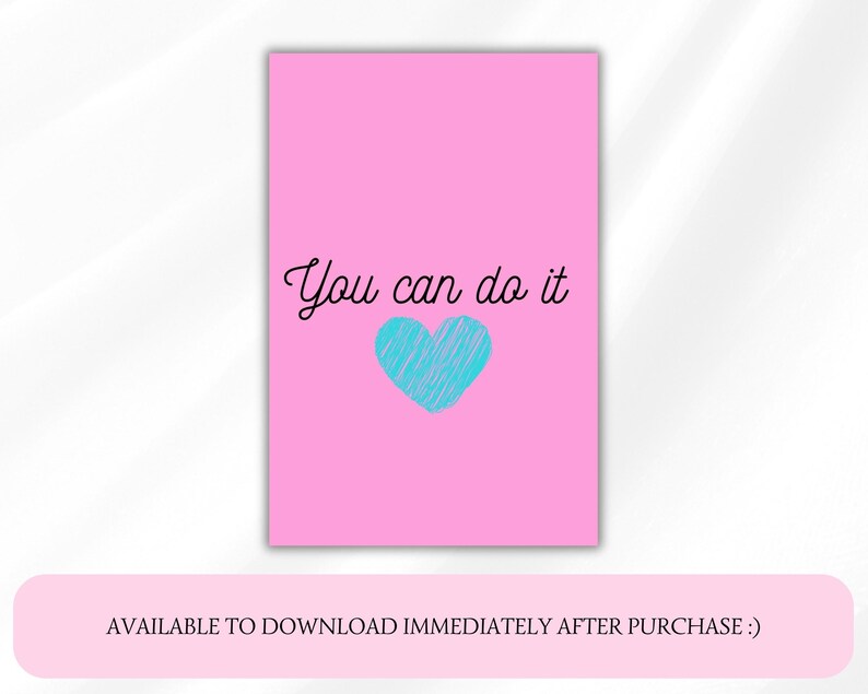 Digital Encouragement Cards, Printable Download, Positivity Cards ...