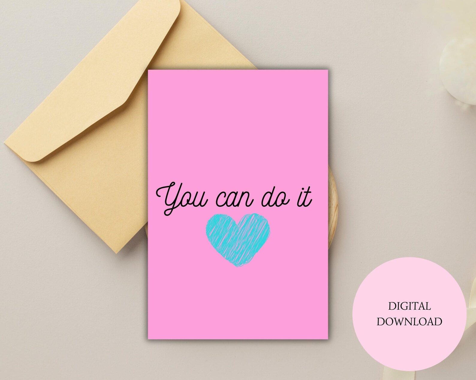 Digital Encouragement Cards, Printable Download, Positivity Cards ...